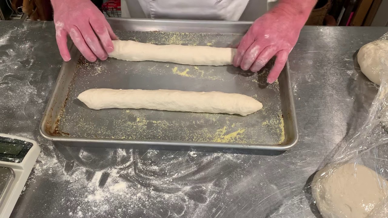 French Bread Shaping and Proofing - YouTube
