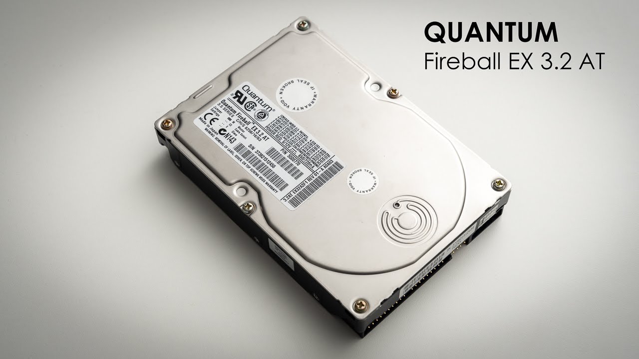 Quantum Fireball Ex 32at 1998 Hard Disk Sounds Youtube