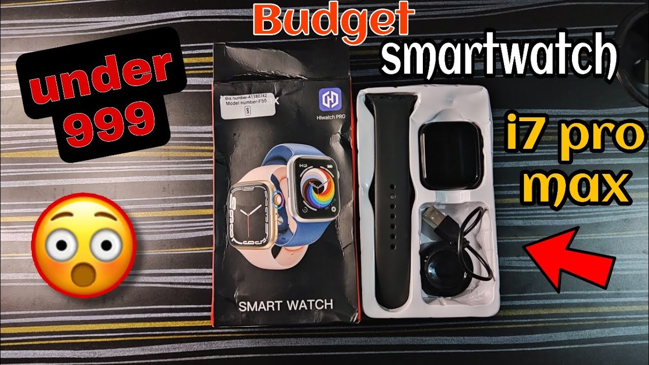 i7 Pro Max Full Screen Smartwatch 🔥🔥| Unboxing & Review Under 999 - YouTube