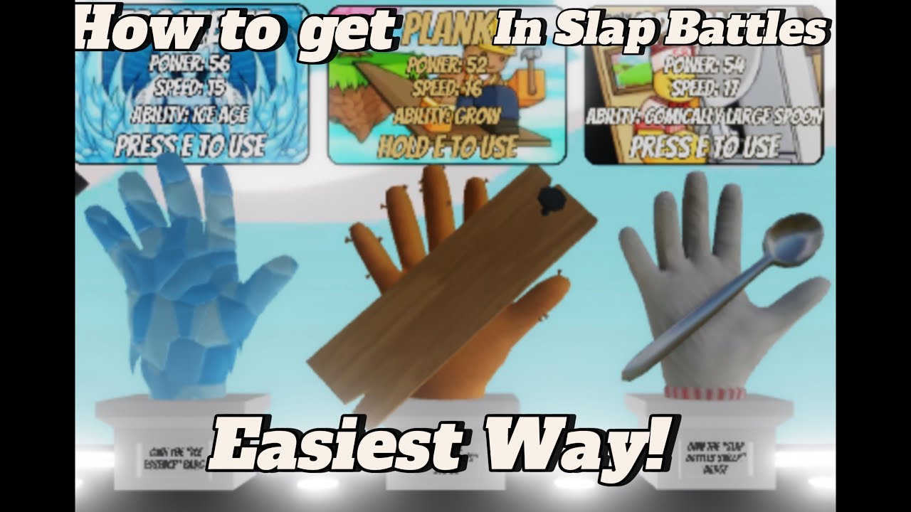 How to easily get plank in slap battles - YouTube
