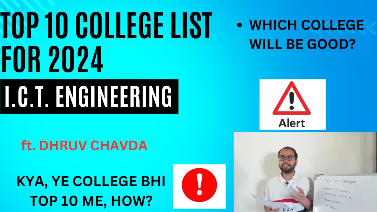 ICT ENGINEERING TOP 10 COLLEGES - YouTube