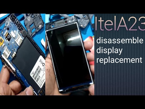How to Itel A23 disassemble/ display touch screen replacement - YouTube