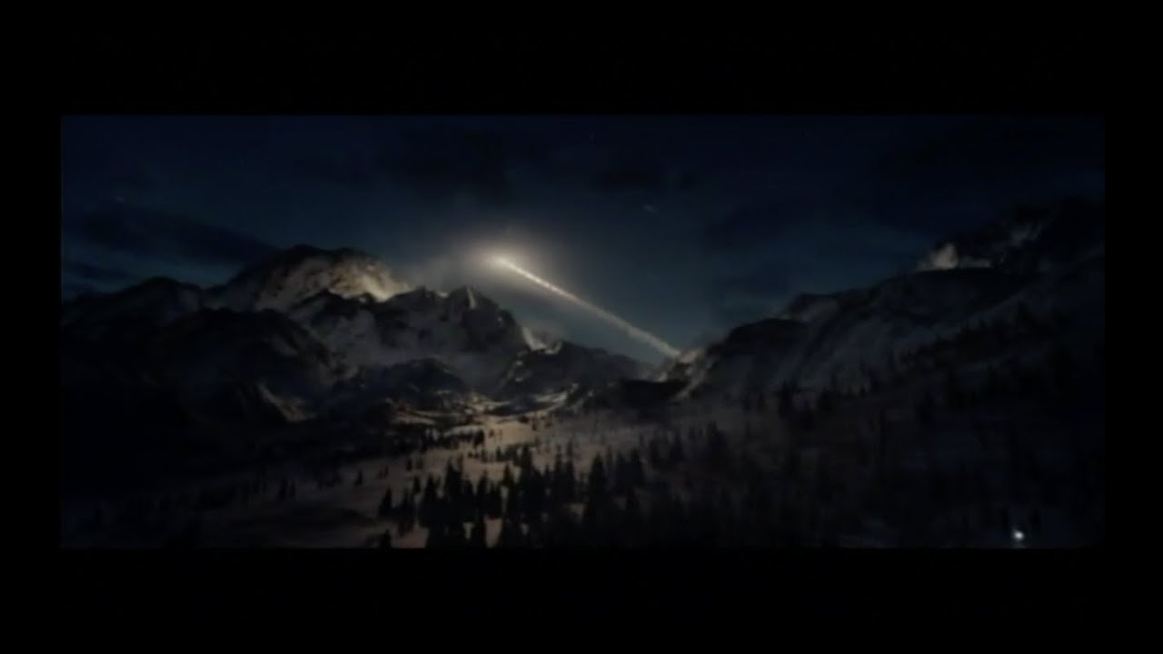 MoonFall 2022 movie scene of the meteoor impact and "close" passing of ...