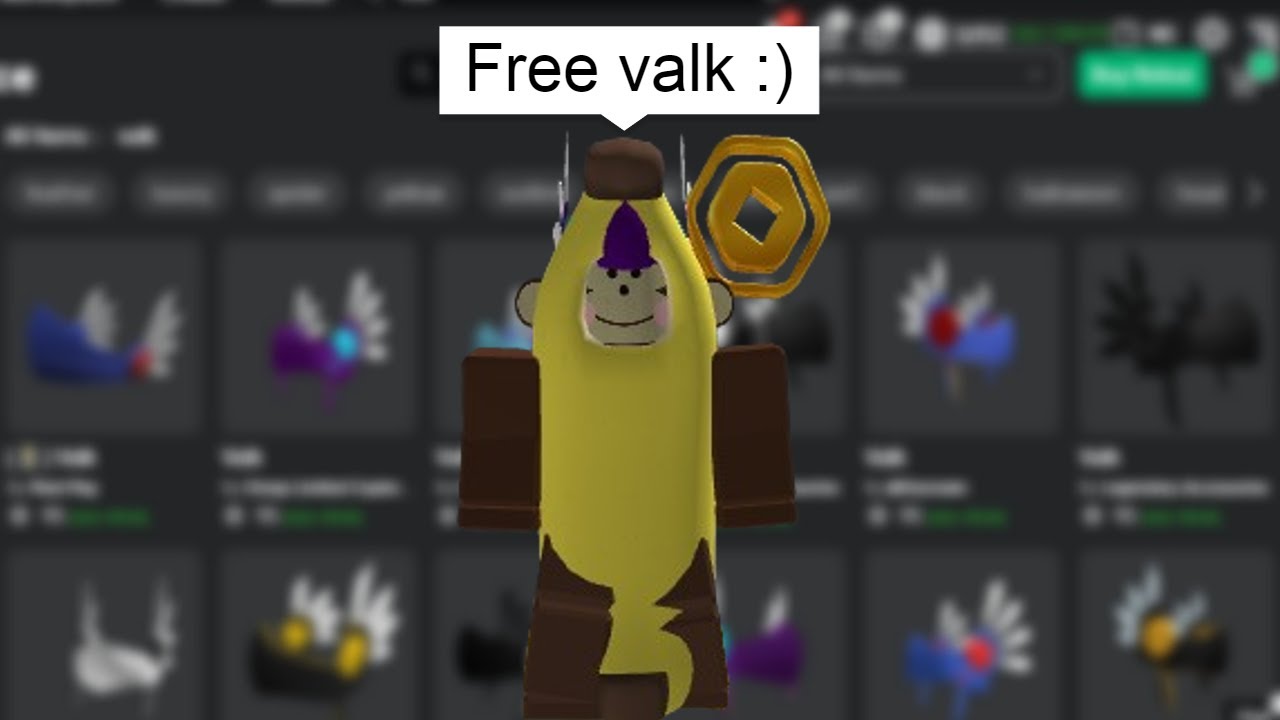 How to get a FREE valk - YouTube