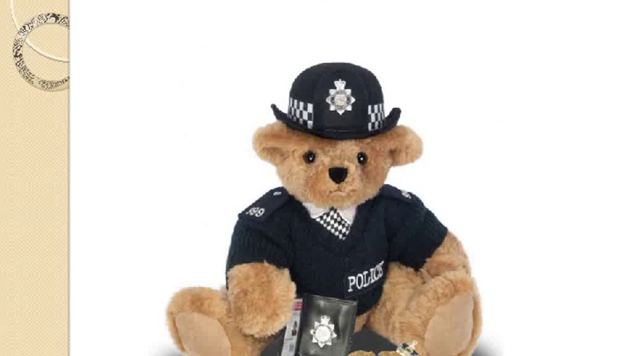 Buy British Lady Bobby Teddy Bear Online - YouTube
