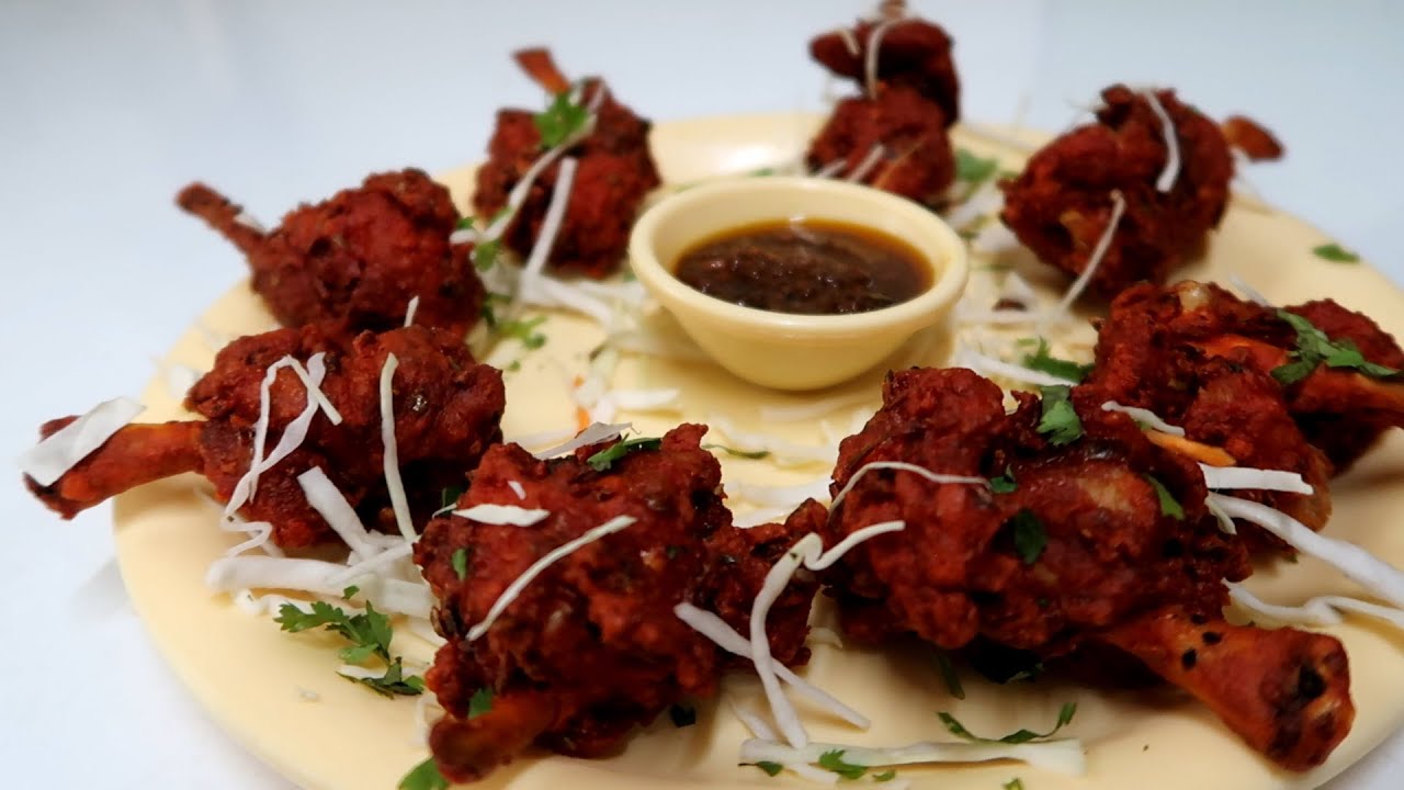 Chicken Lollipop Fry Recipe Restaurant Style | Chicken Wings Recipe ...