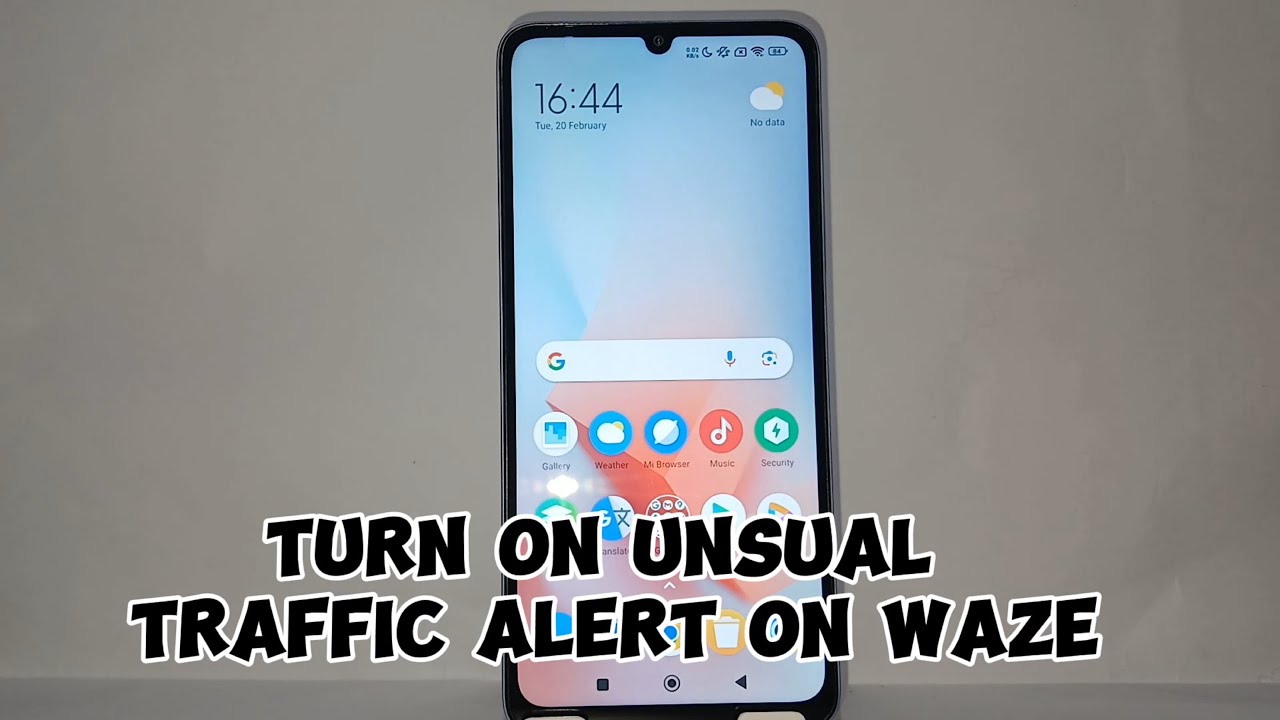 How To Turn On Unsual Traffic Alert On Waze - YouTube