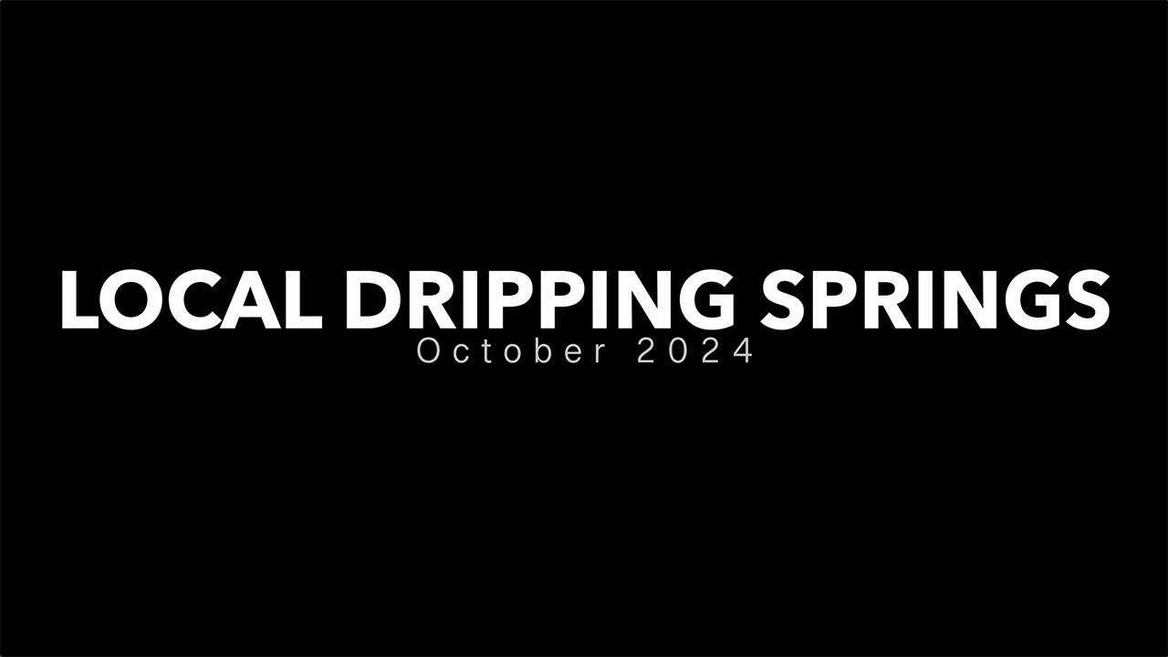 Local Dripping Springs Drone Video October 2024 - YouTube