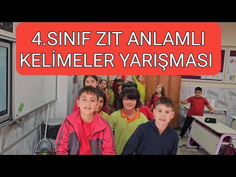 4.SINIF ZIT ANLAMLI KELİMELER YARIŞMASI #78