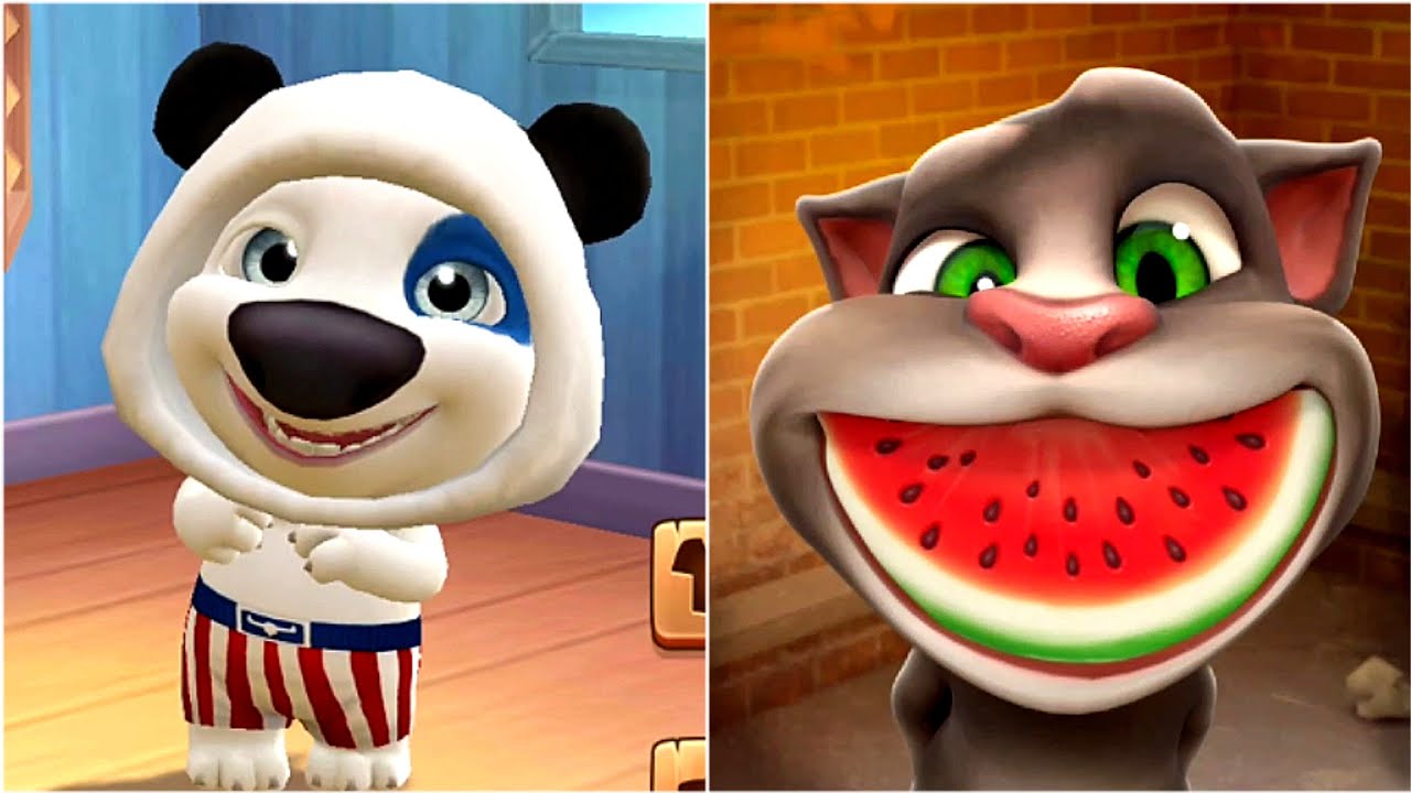 Talking Tom Gold Run, Talking Tom Blast Park, Talking Tom Cake Jump ...