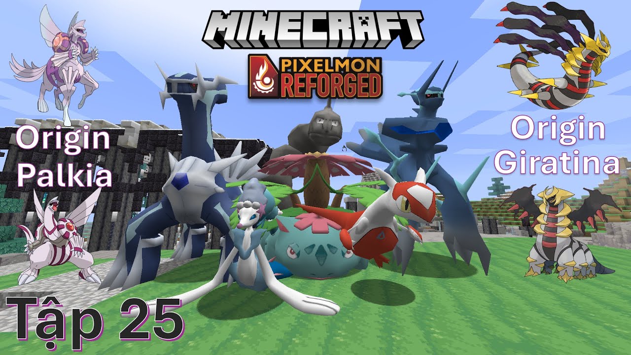 Minecraft Pixelmon 1.16.5 *Tập 25: Thu phục Legendary Dialga Form ...