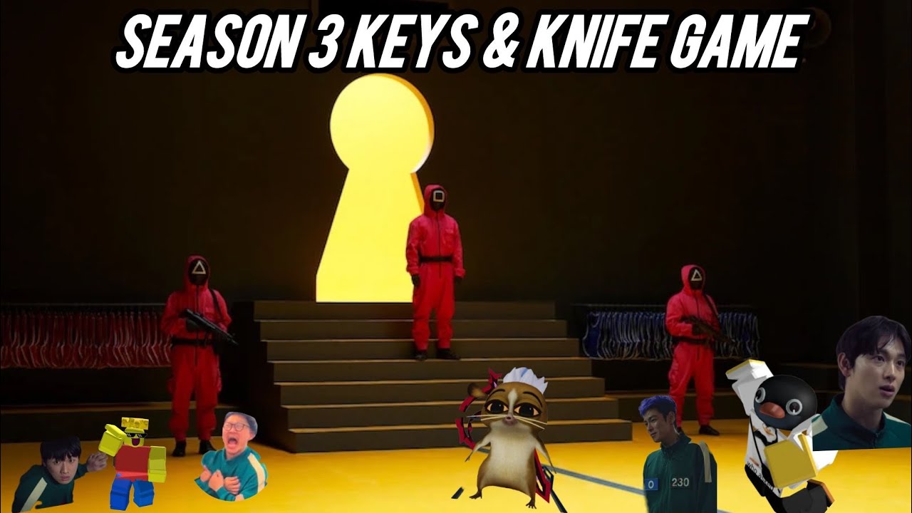 Squid Game Season 3 Keys & Knife Game Roblox - YouTube