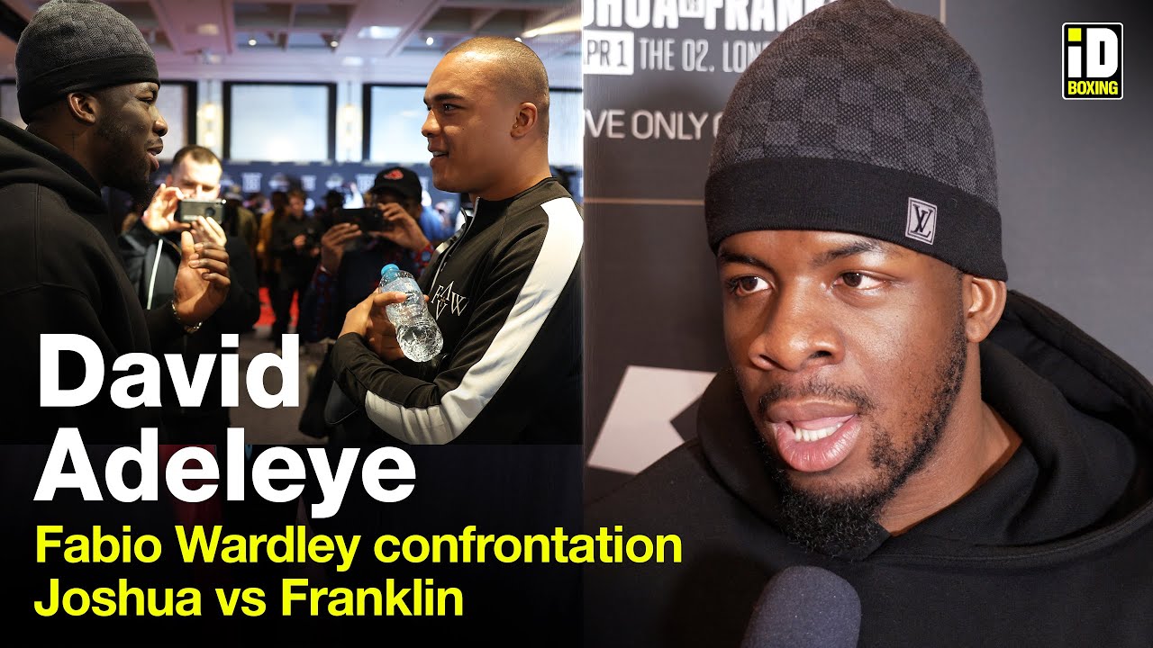 David Adeleye Reacts To Fabio Wardley Confrontation - YouTube