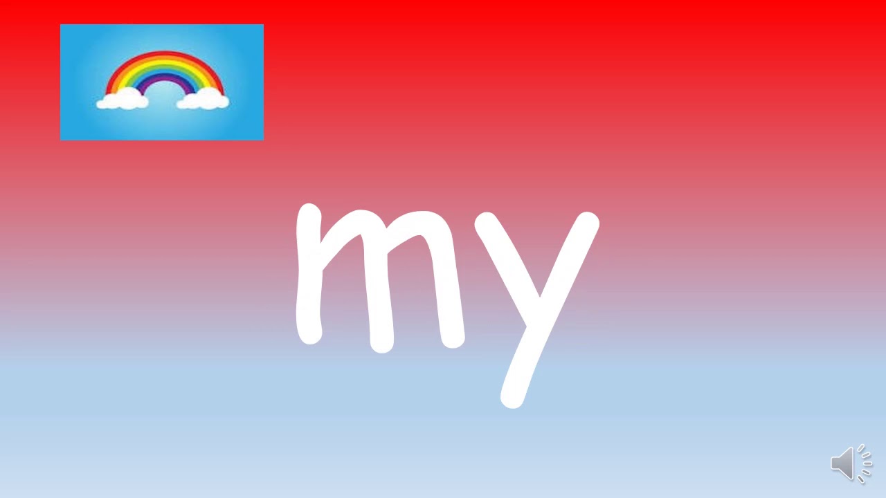 Rainbow Words List 1 Red - YouTube