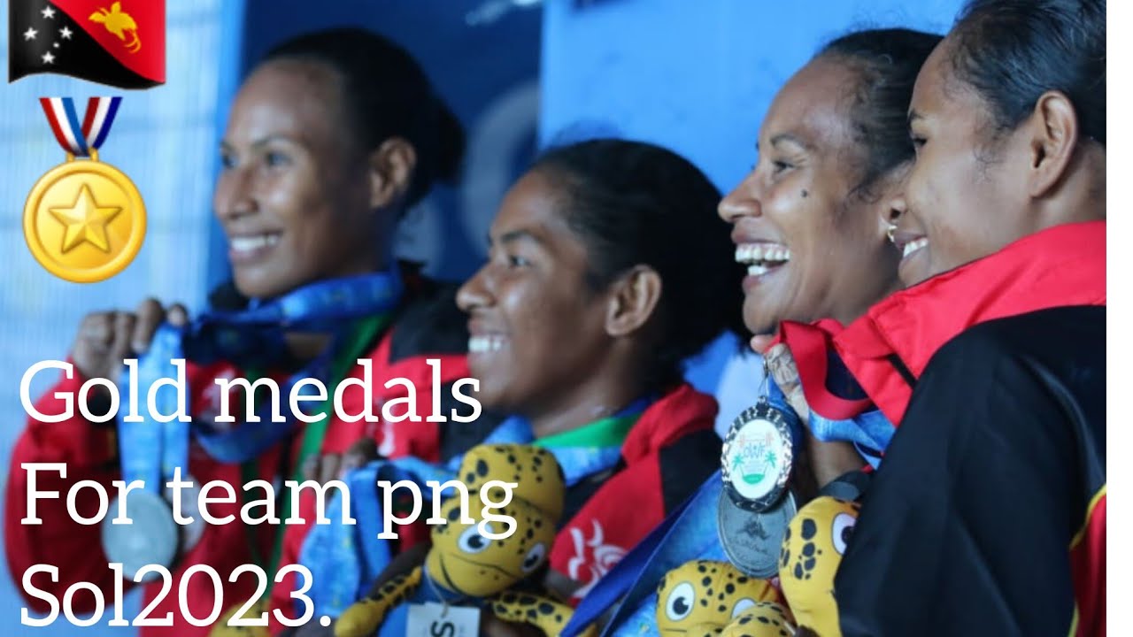 Gold Medals🏅 for PNG at the Sol2023 Pacific Games. - YouTube