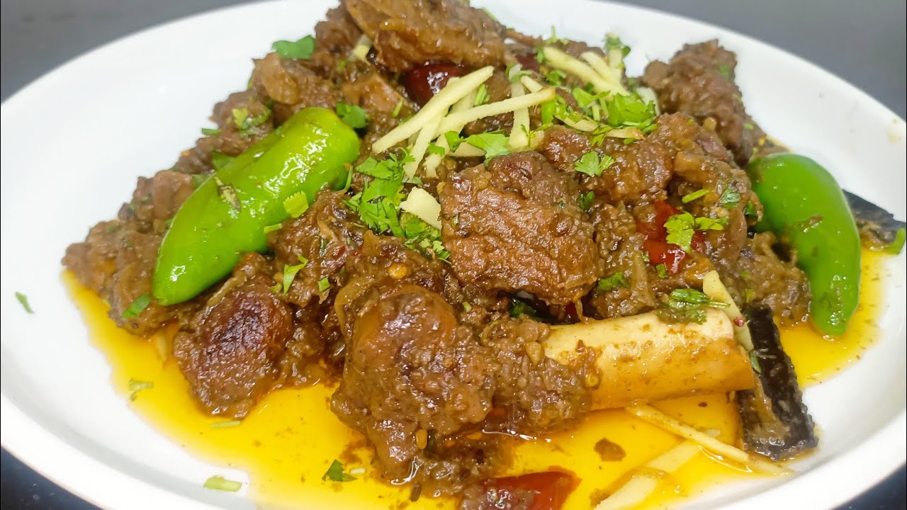 Namkeen Gosht Recipe || Mutton Stew || Khade Masale ka Gosht || Mutton ...