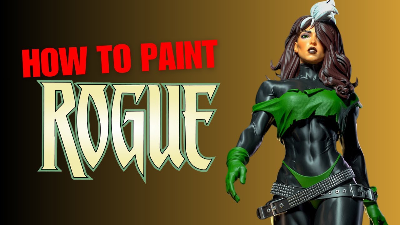 Making Rogue From X Men Come Alive With 3D Printing and Paint! - YouTube
