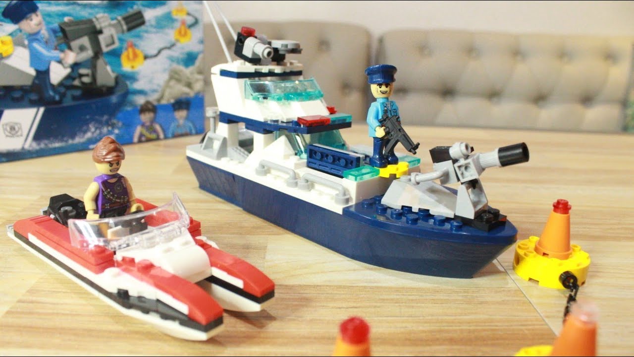TOY UNBOXING | COGO POLICE SHIP - YouTube