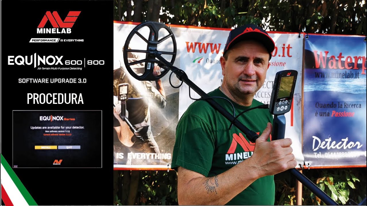 Minelab EQUINOX software update 3.0 [ITA] - YouTube
