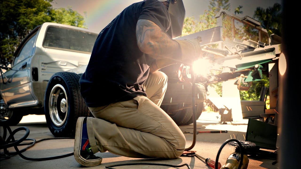 DIY Aluminum Flatbed Dump-Bed Build 2021- Part 3 - YouTube