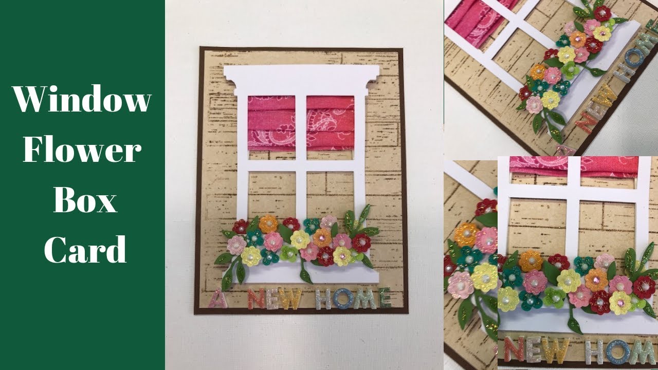 Window Card with Cloth Curtains - YouTube