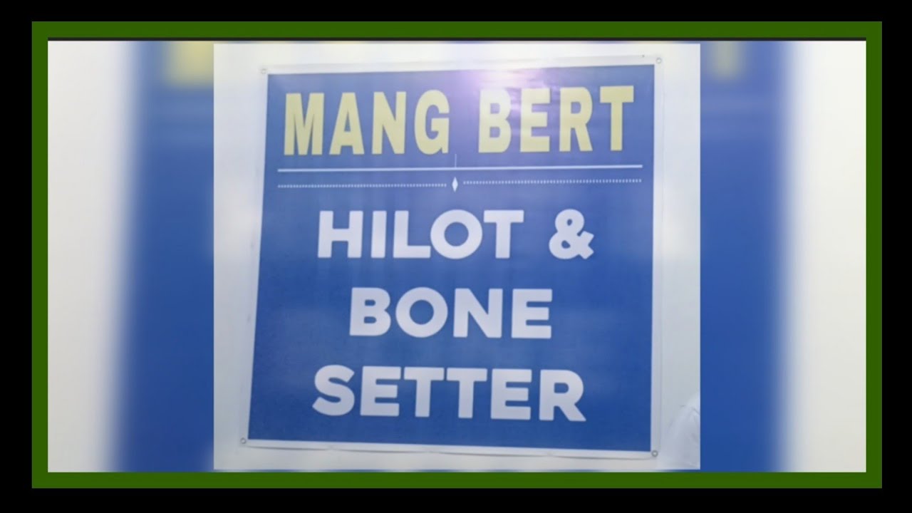 Bone setting is particularly Helpful #bonesetter #hilot (Mang Bert) ll ...