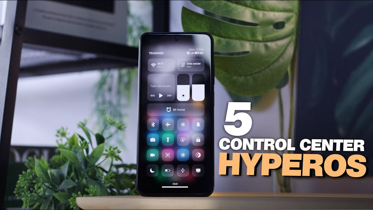 BARU !! 5 Control Center HyperOS, Transparan Cuy 🤩 - YouTube