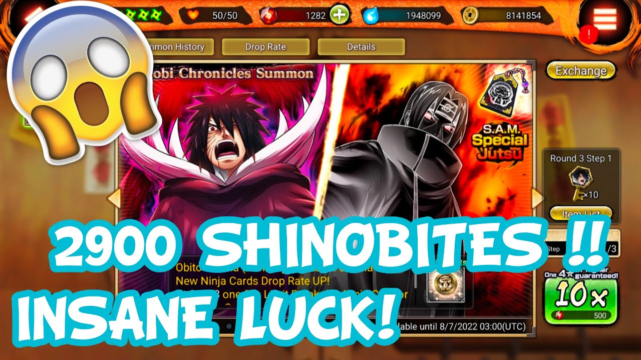 NxB NV: Obito Uchiha (Rampage) & Itachi Uchiha Summons (2900 Shinos ...
