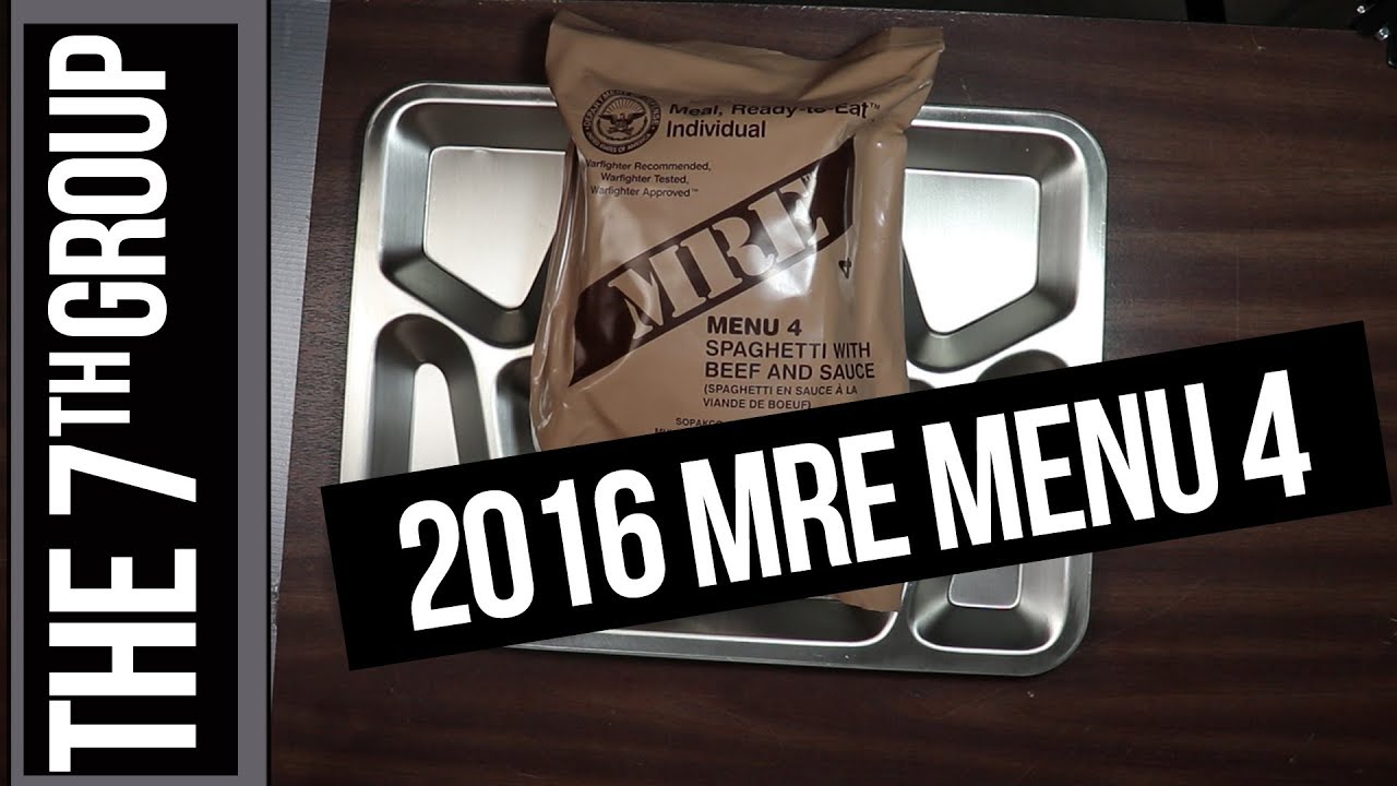 2016 MRE Spaghetti with Meat and Sauce / 2020 - YouTube