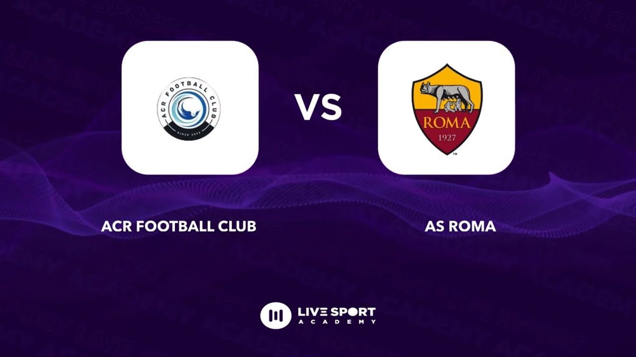 ACR Football Club - As Roma | VII LATIUM CUP 2024 - YouTube