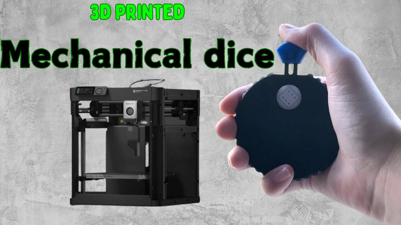 3D Printed Mechanical Dice! - YouTube
