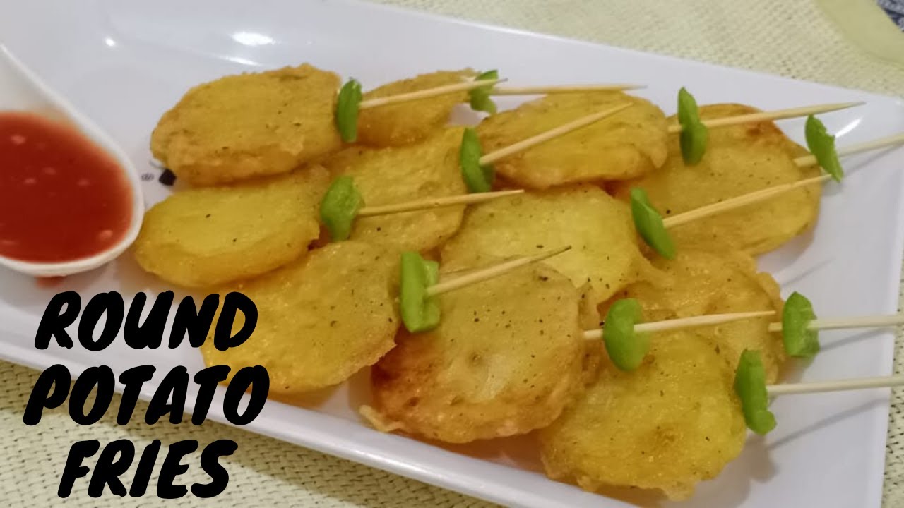 HOW TO MAKE ROUND POTATO FRIES RECIPE/CIRCLE POTATO RECIPE Misbah ...