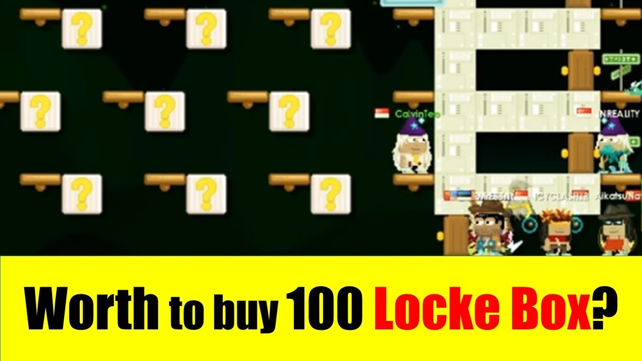 Growtopia #75 Is it Worth to Buy 100 Locke Boxes + Giveaway - YouTube
