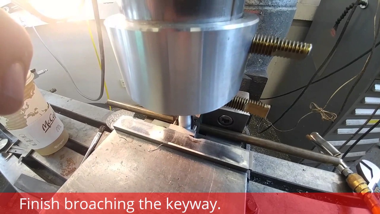 Surface grinding, Jigs, and Broaching, on the Bridgeport in the Home ...