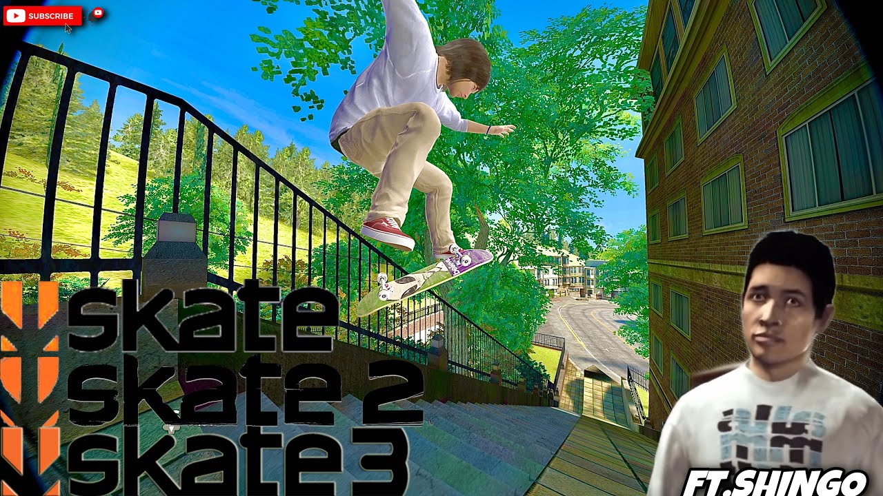 Skate 1,2,&3 - Trickline Art Gallery || Ft. Shingo - YouTube