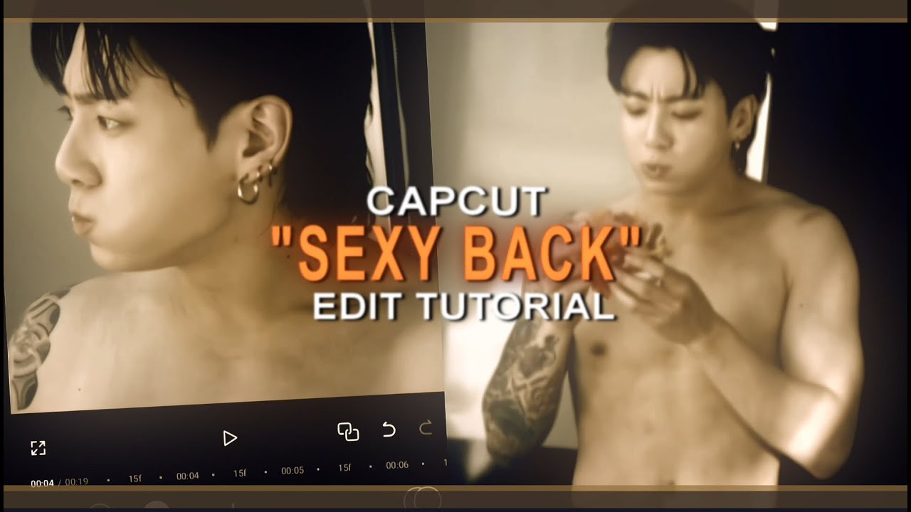 "Sexy Back" tiktok trend edit tutorial - capcut - YouTube