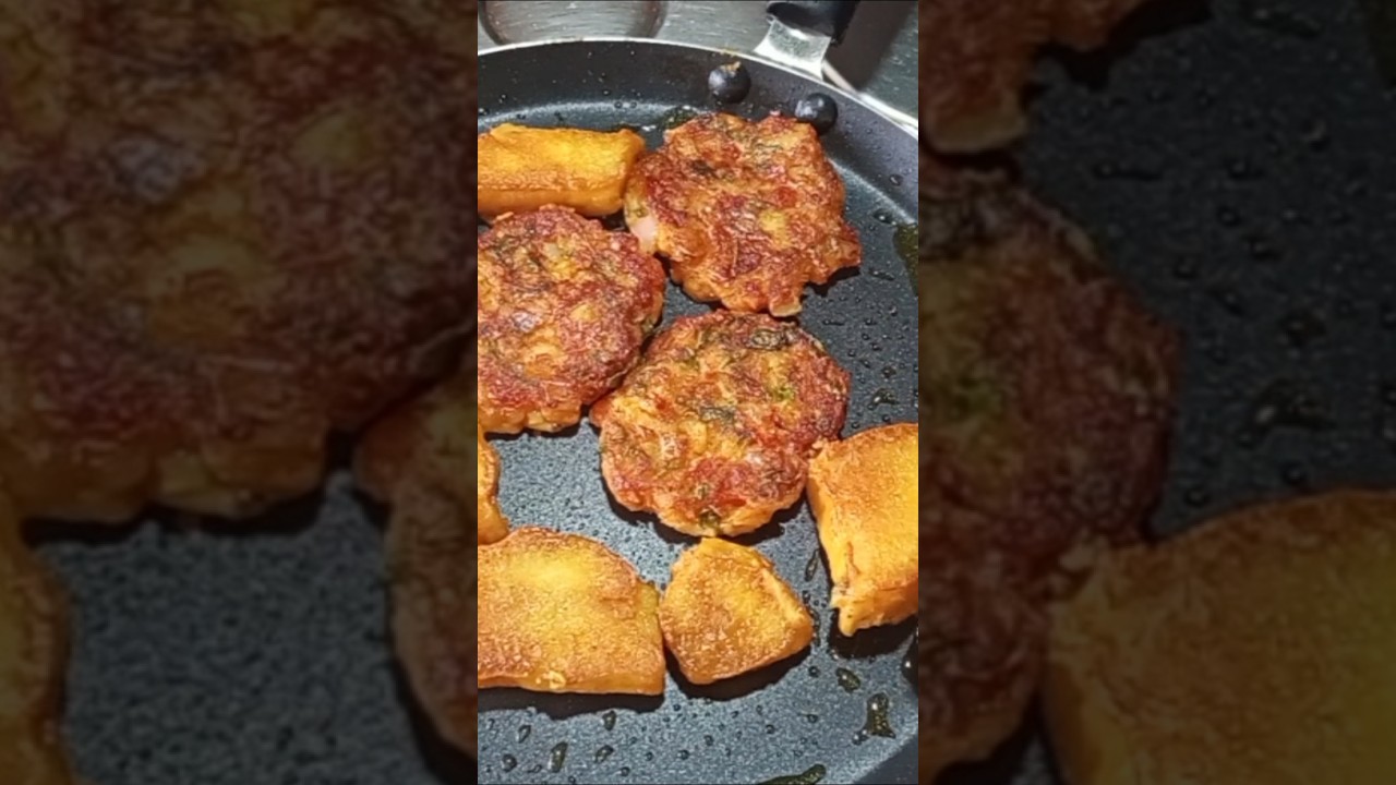 Khamba aalu ke tikki or pitho bhaja #recipe - YouTube