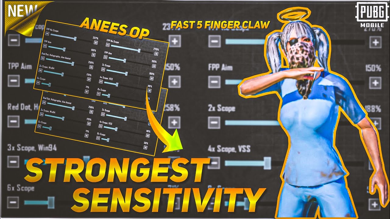 New Best Sensitivity settings for Pubg Mobile in 2023 | sensitivity and ...
