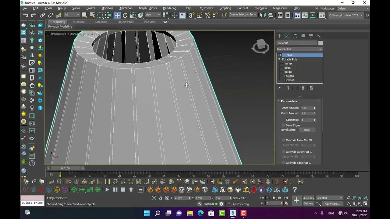 Modifiers in 3dsmax - YouTube