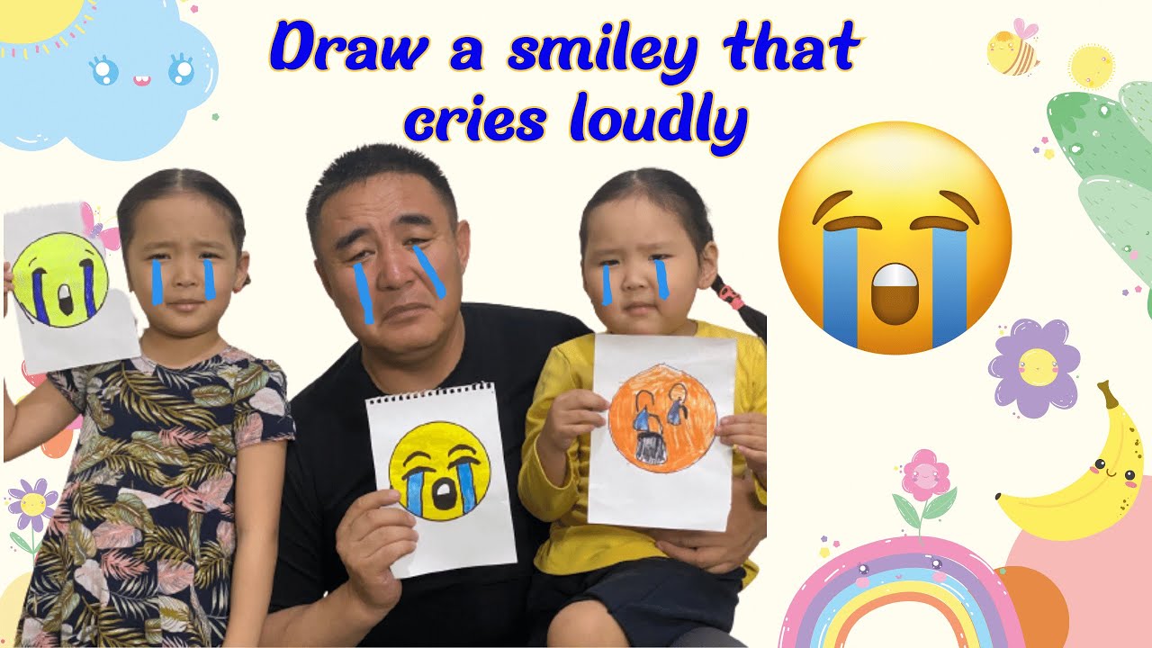 Draw a smiley that cries loudly😭😭😭😭😭 - YouTube