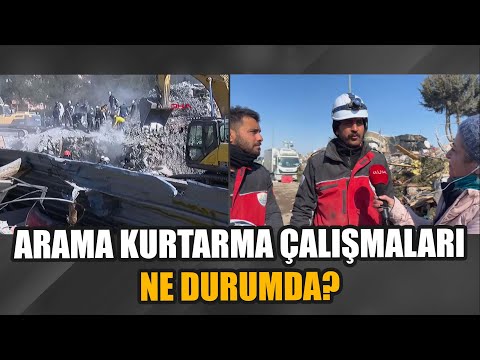 Arama kurtarma çalışmaları ne durumda? Ulusal Kanal muhabiri Devrim Aşkın Karasoy aktardı