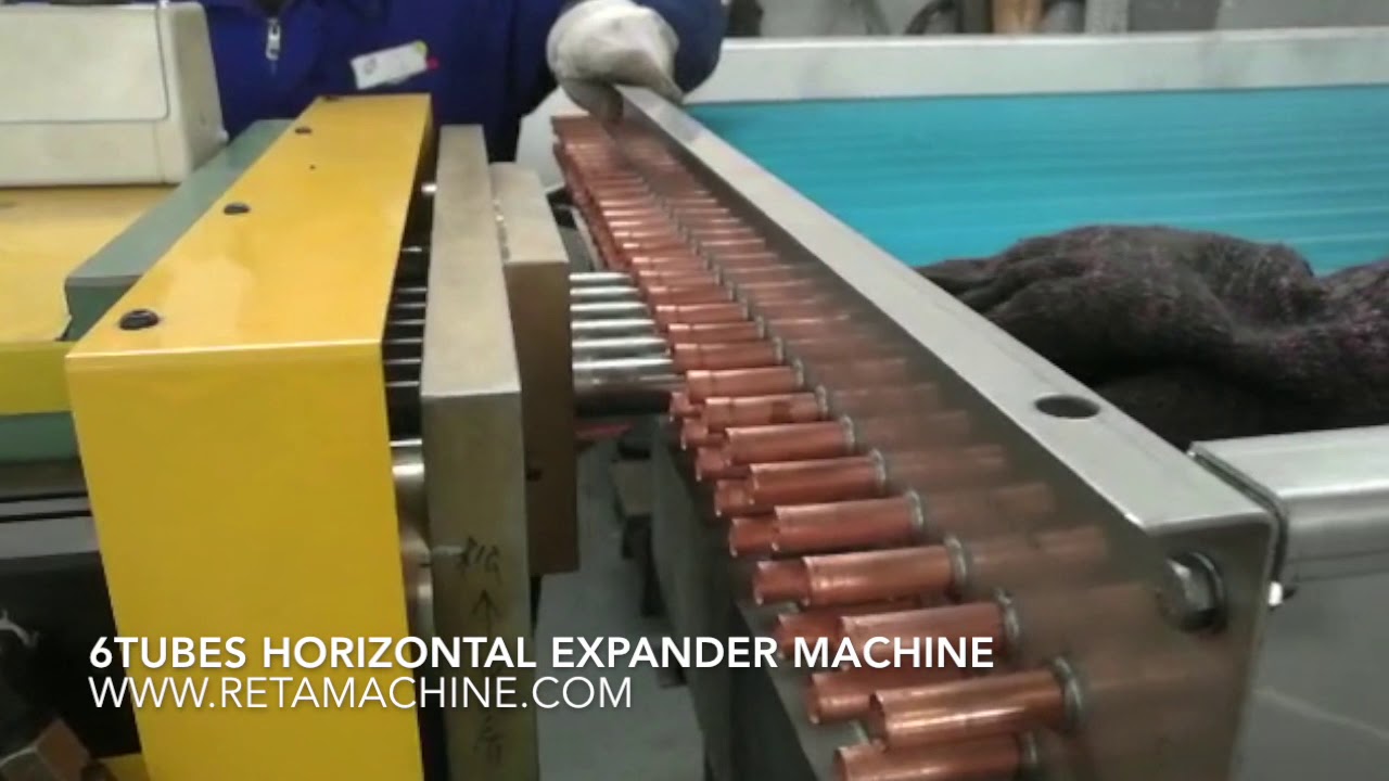 6Tubes Horizontal Expander - YouTube