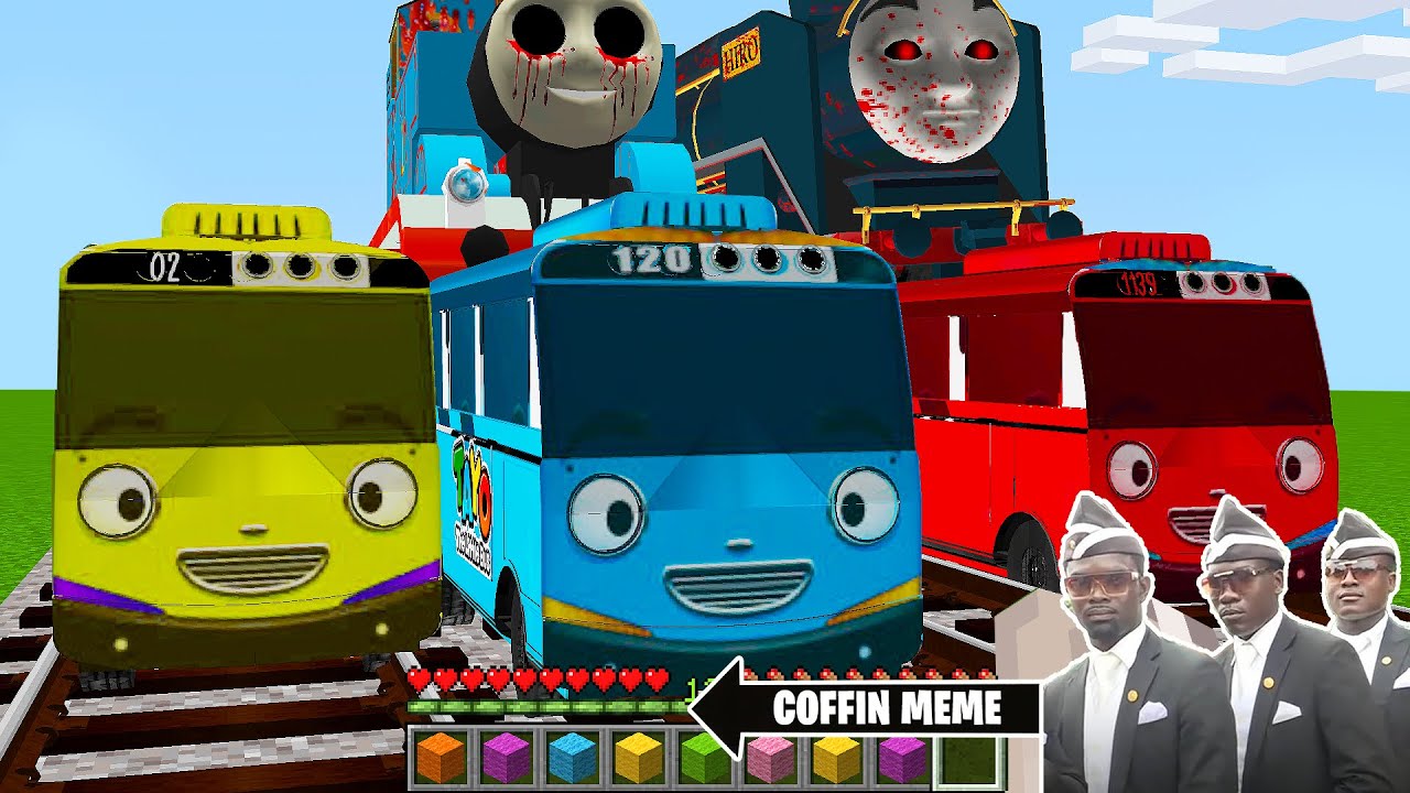 ESCAPE from TAYO THE LITTLE BUS vs THOMAS THE TANK ENGINE.EXE and ...