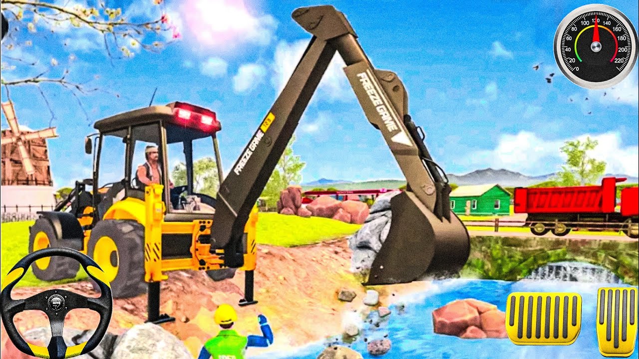 Highway Construction Game 3d|| Making City JCB Game||Android gameplay ...