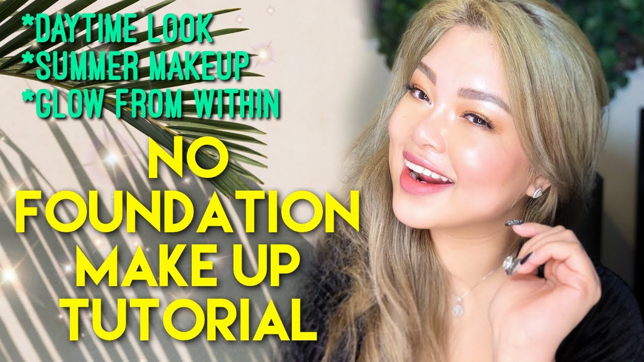 No Foundation Makeup tutorial 2020 | Natural Makeup | MsHashJane - YouTube