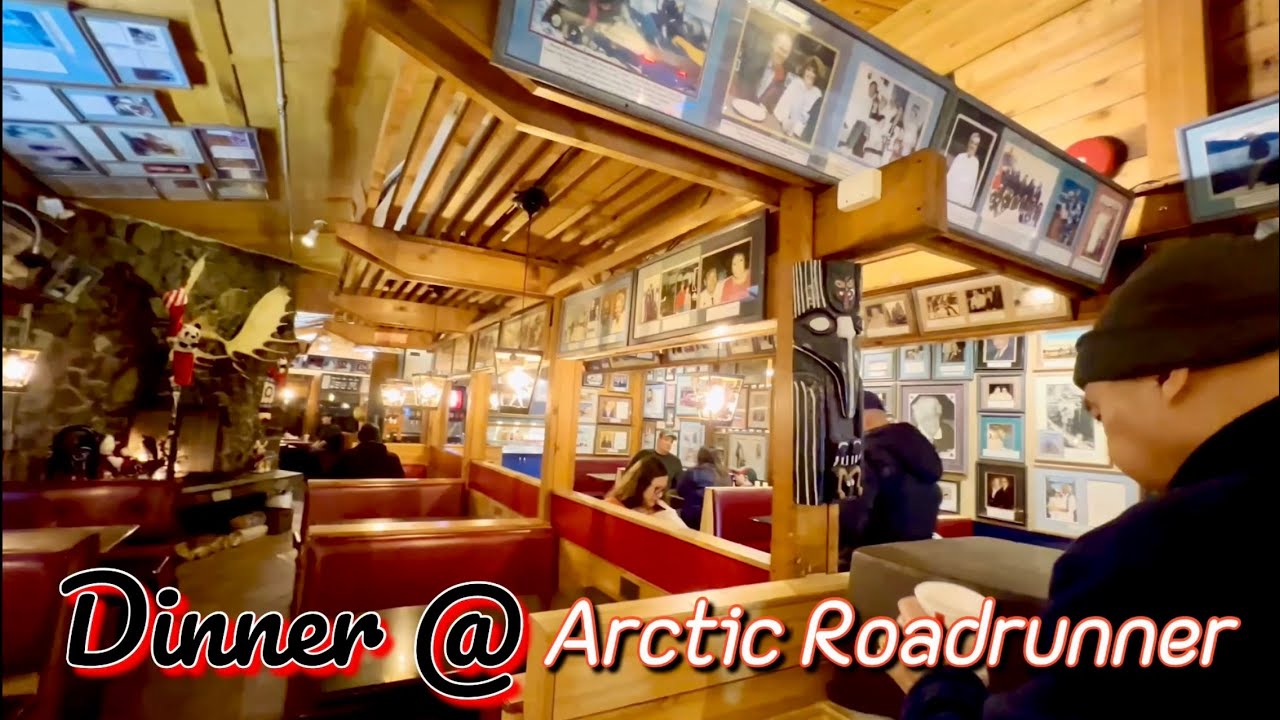 Drive. Dinner at a local hamburger restaurant in Anchorage, Alaska (12 ...