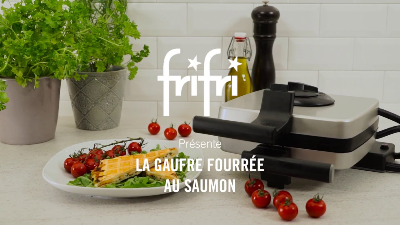 Le Gaufrier - Frifri - Recette - Gaufres fourrées au saumon - YouTube