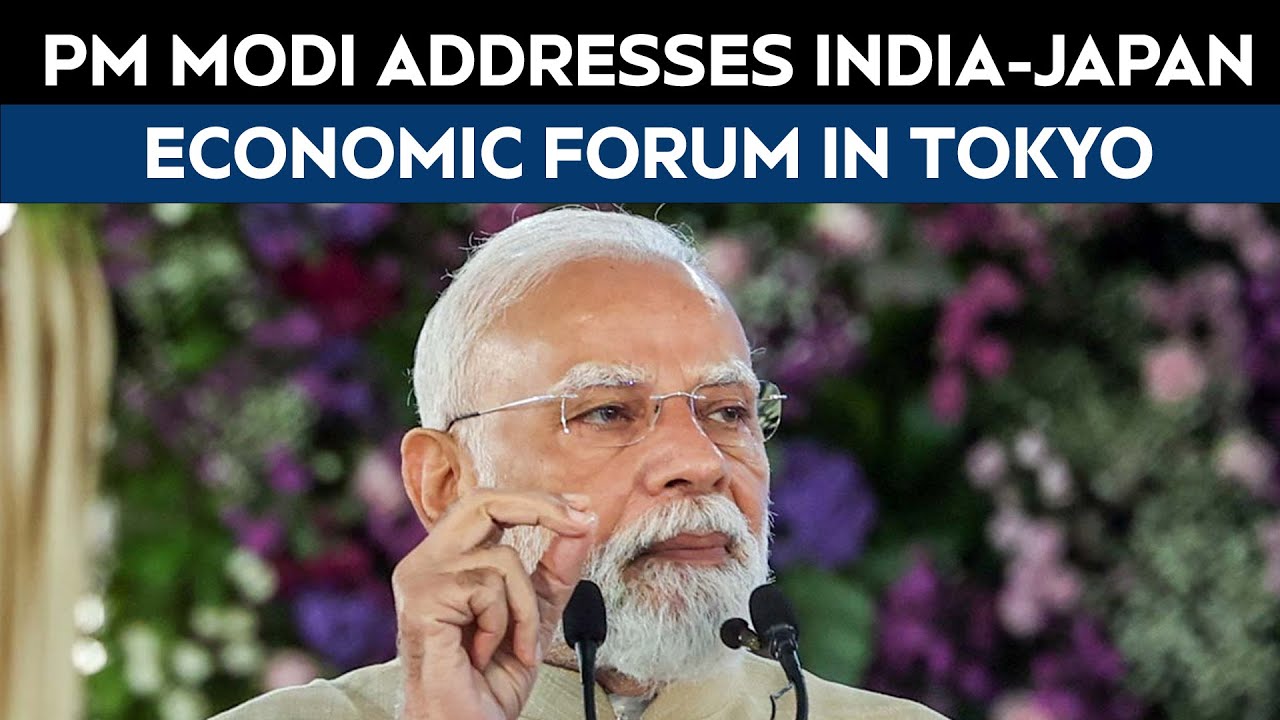 PM Modi In Japan | PM Modi Addresses India-Japan Economic Forum In ...