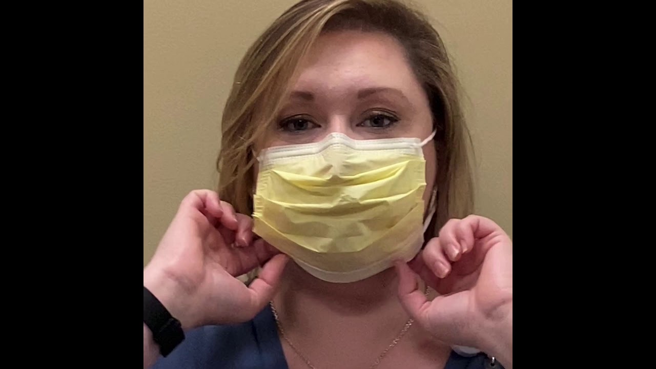 Proper Donning of a Mask - YouTube