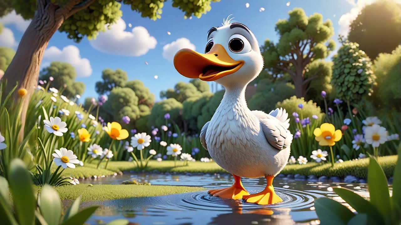 Seven Dancing Ducks Go Quack Quack Quack | Duck Song for Kids | Animal ...